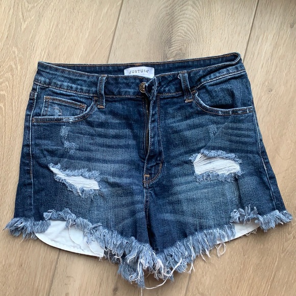 Just USA | Shorts | Distressed Denim Cutoffs | Poshmark